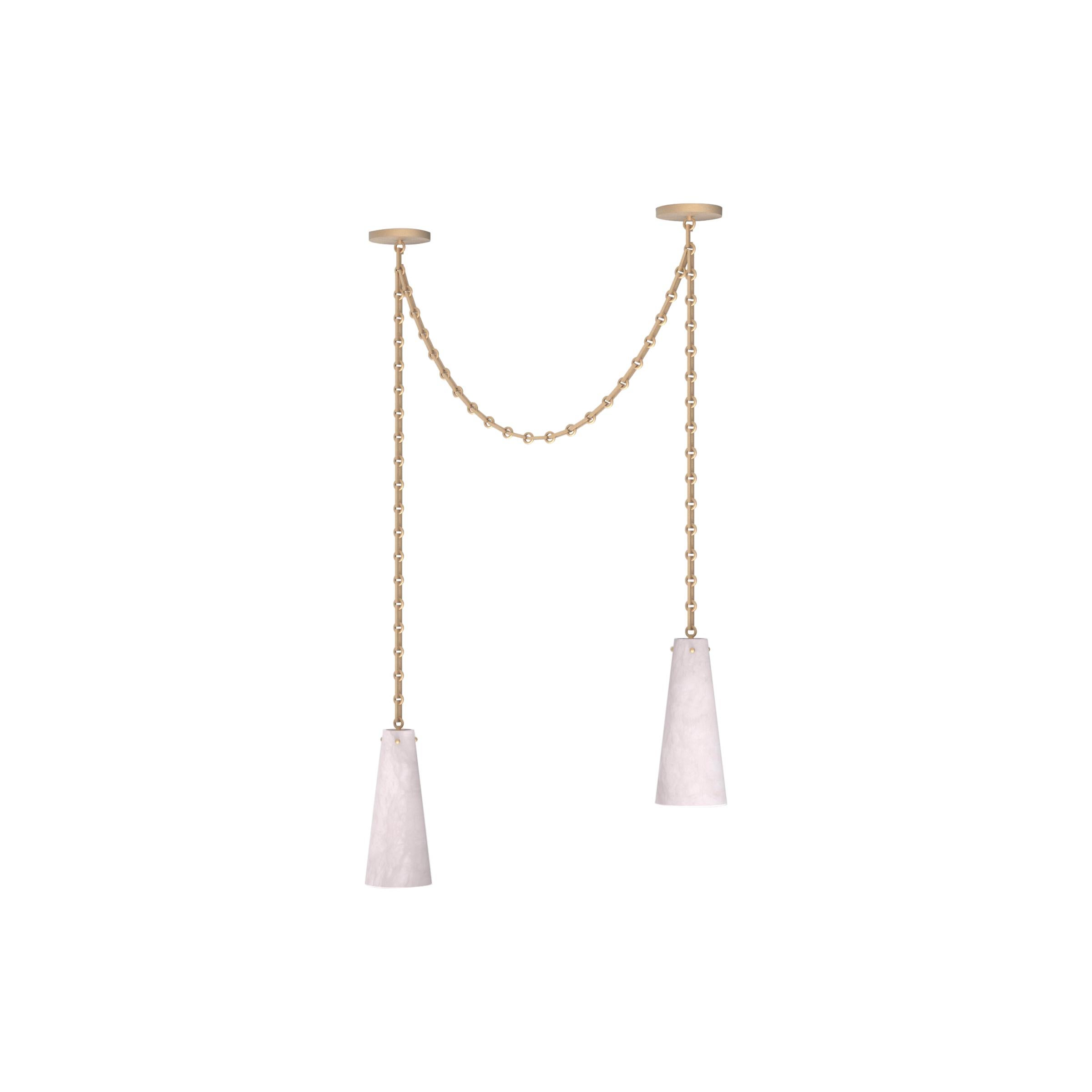 Belfry Arm Custom Alabaster Pendant by Contain For Sale at 1stDibs