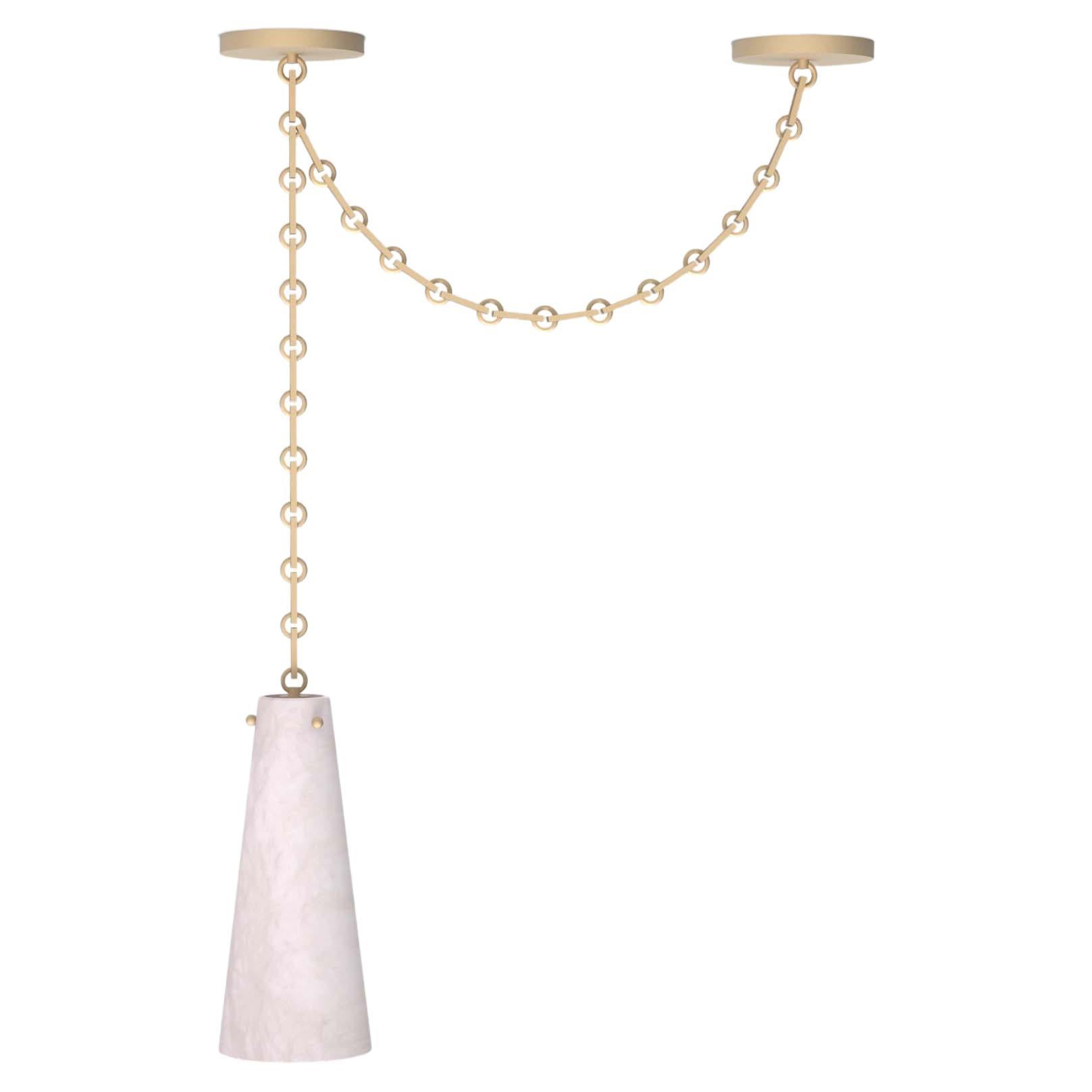 Belfry Arm Custom Alabaster Pendant by Contain For Sale at 1stDibs