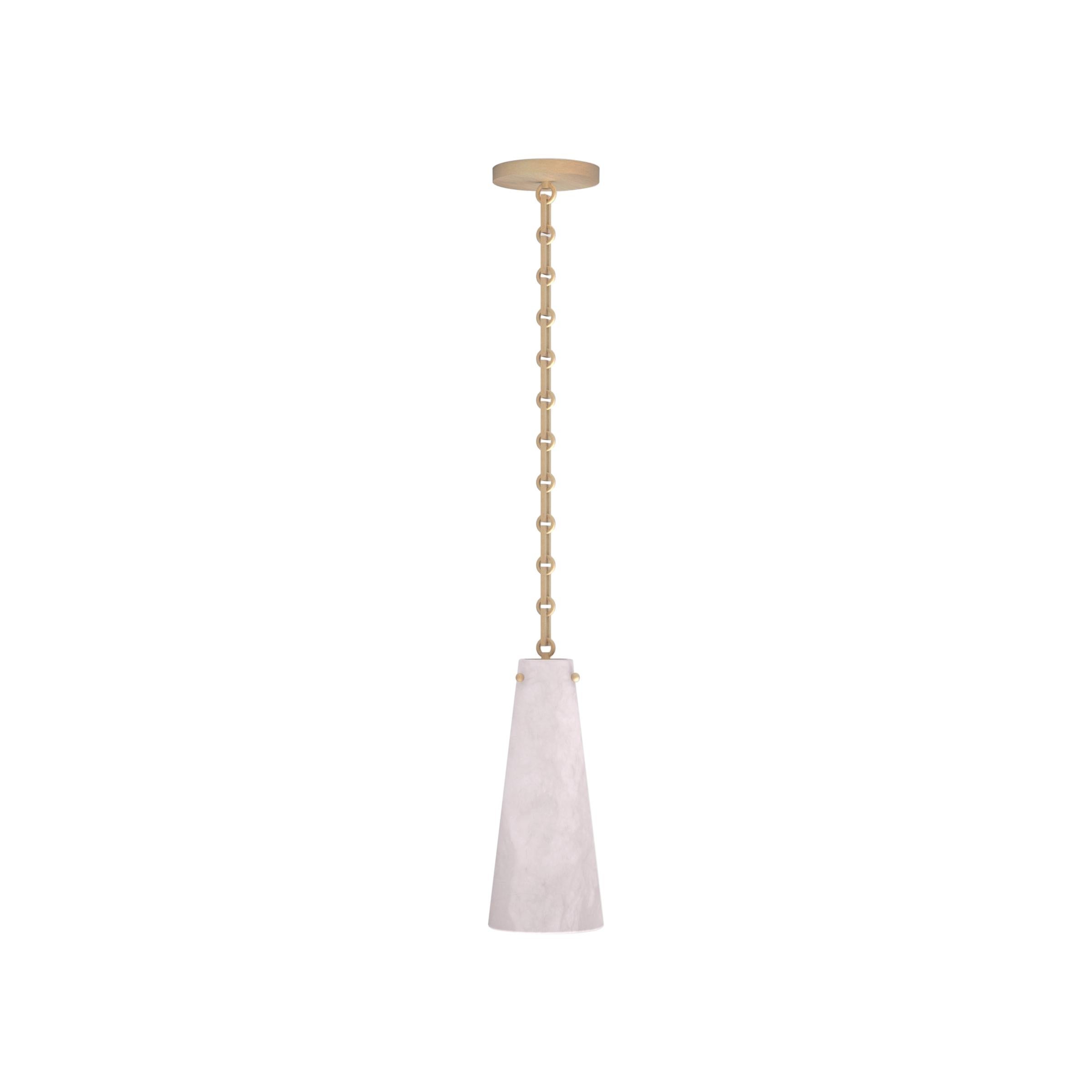 Belfry Arm Custom Alabaster Pendant by Contain For Sale at 1stDibs