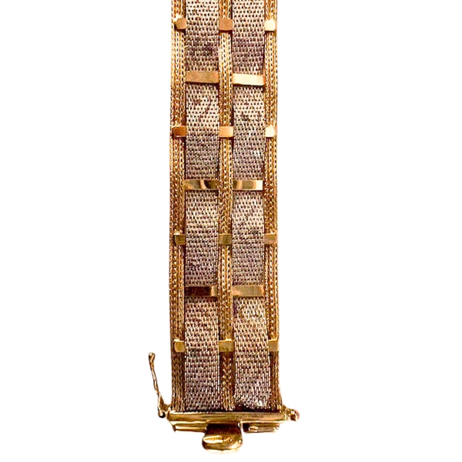 Contemporary 20th Century Gold Bracelet at 1stDibs