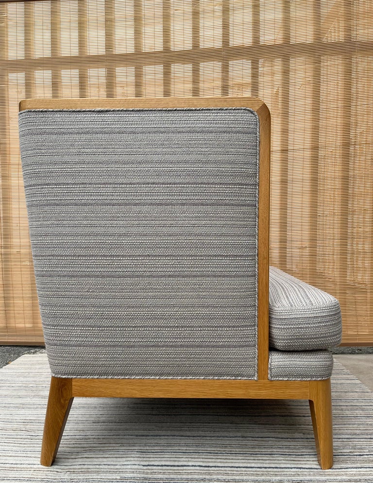 Contemporary 21st Century Upholstered Wingback Lounge Chair For Sale at ...