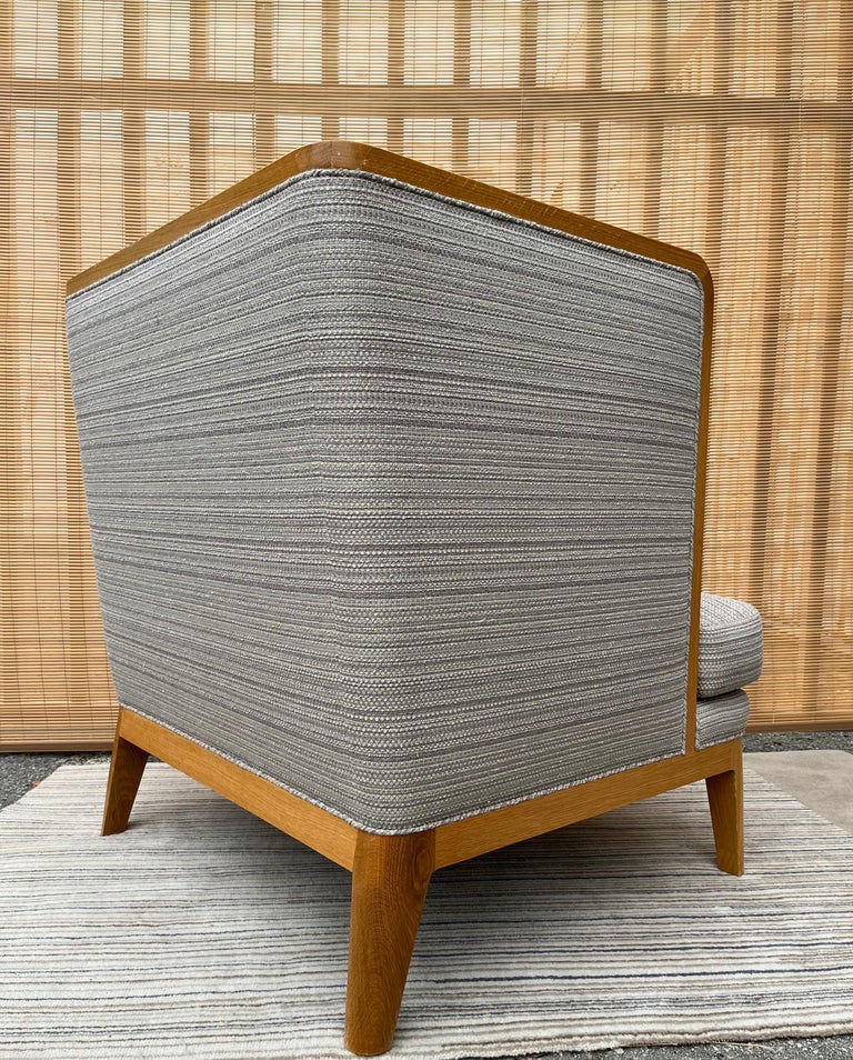 Contemporary 21st Century Upholstered Wingback Lounge Chair For Sale at ...