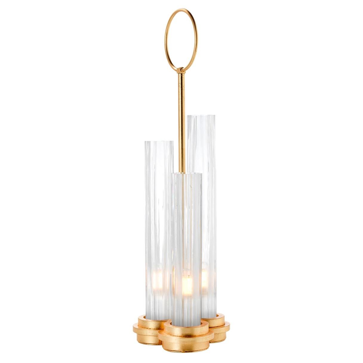 Contemporary Gold Table Lamp For Sale at 1stDibs