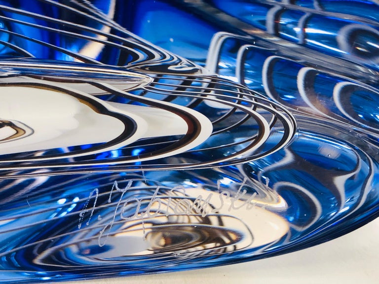 Contemporary Abstract Glass Vase For Sale at 1stDibs