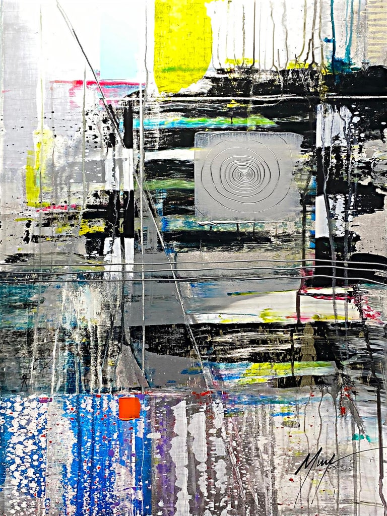 Contemporary Abstract Painting on Canvas by Murf Murphy For Sale at 1stDibs