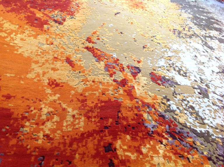 Contemporary Abstract Rug For Sale at 1stDibs