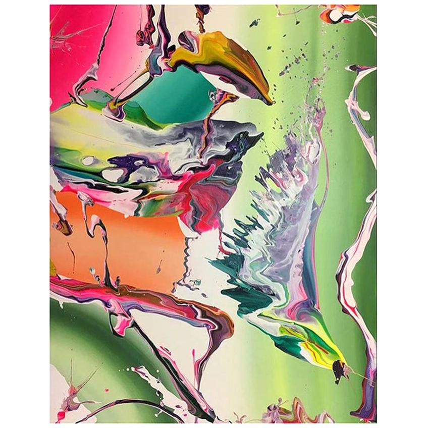 Contemporary Acrylic Artwork by Spanish Artist Alex Voinea, 2017 For ...