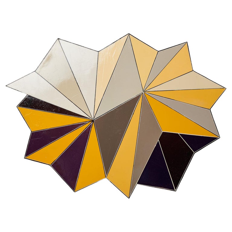 Contemporary Acrylic Painting on Birch Panel Roundabout 21-7 by Howard ...