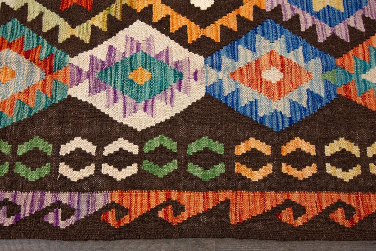 Contemporary Afghan Kilim Rug For Sale at 1stDibs