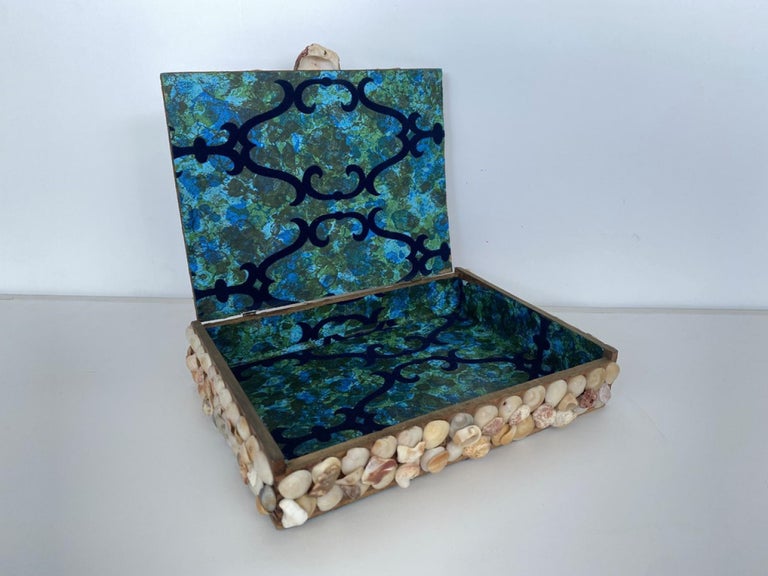 Contemporary American Modern Large Seashell Box For Sale at 1stDibs