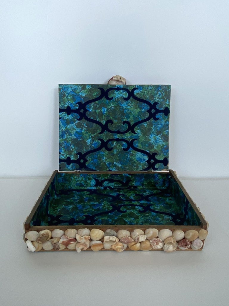 Contemporary American Modern Large Seashell Box For Sale at 1stDibs