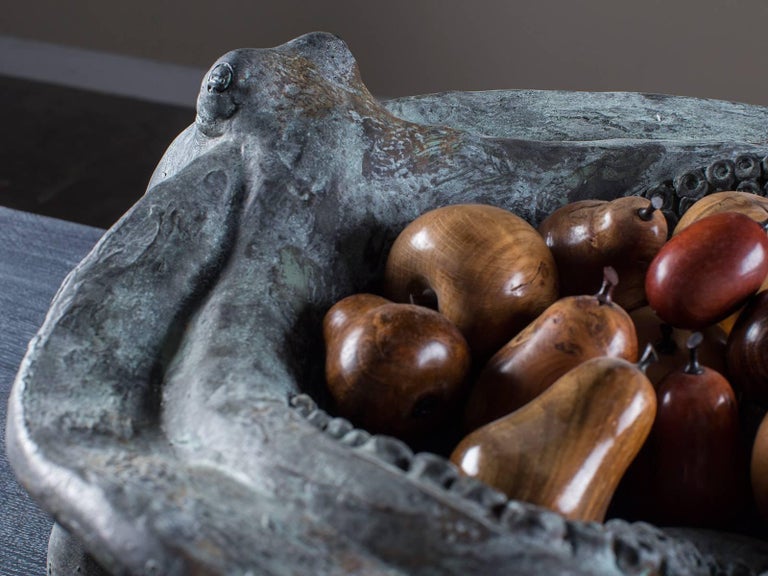 Contemporary American Octopus Centerpiece Bowl Sculpture from ...