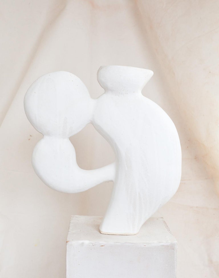 Contemporary and Handcrafted, Dogu Lady 20 Ceramic Vase by Noe Kuremoto ...