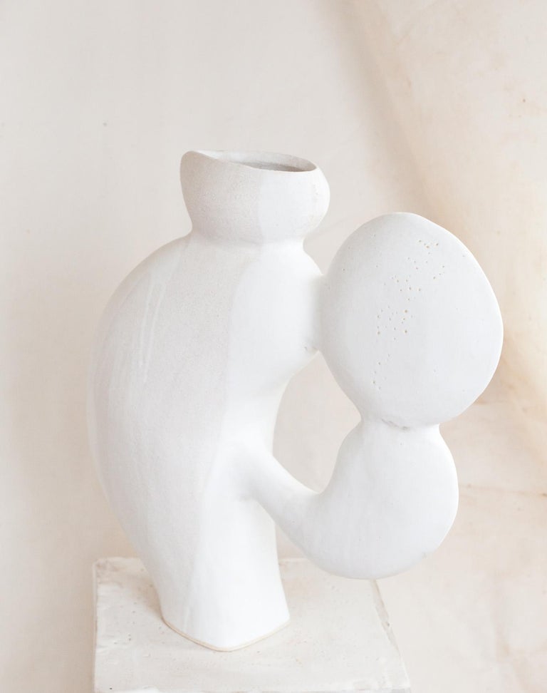 Contemporary and Handcrafted, Dogu Lady 20 Ceramic Vase by Noe Kuremoto ...