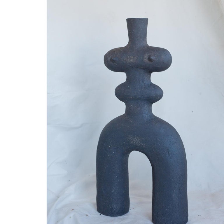 Contemporary and Handcrafted, Haniwa Warrior 81 Decorative Piece by Noe ...
