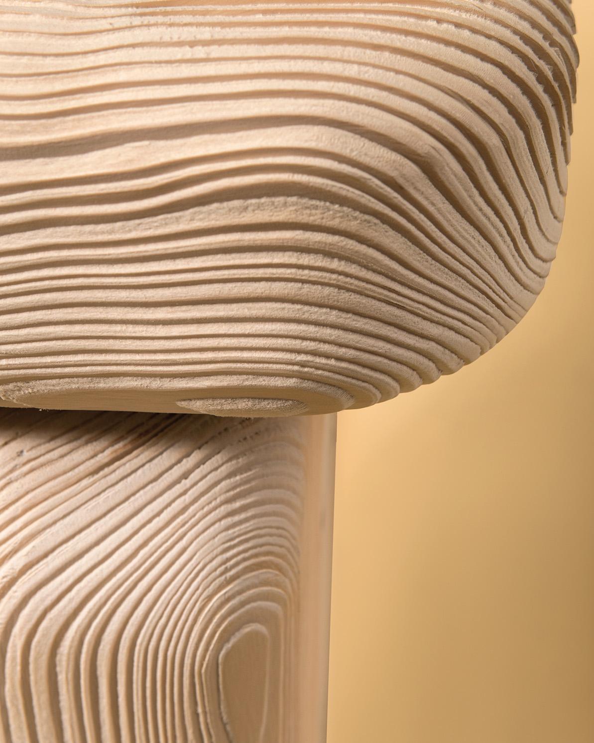 Contemporary and Tangible Spruce Wooden Stool by Lisa Ertel at 1stDibs ...