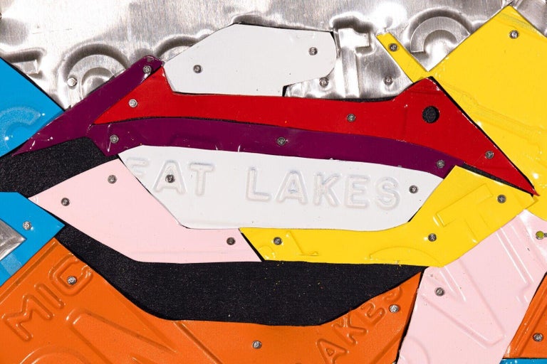 Contemporary Assemblage Aretha Franklin License Plate Art by Design ...