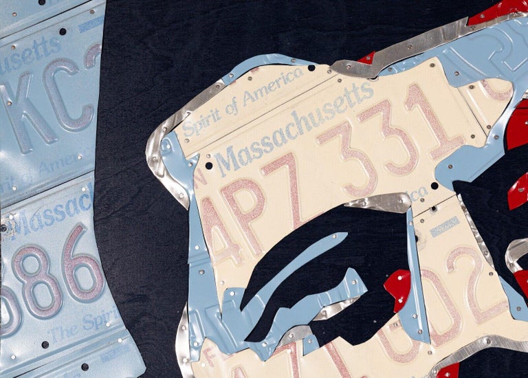 Contemporary Assemblage John F Kennedy License Plate Art by Design ...