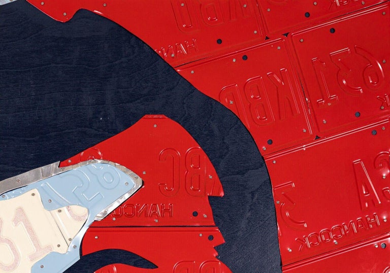 Contemporary Assemblage John F Kennedy License Plate Art by Design ...