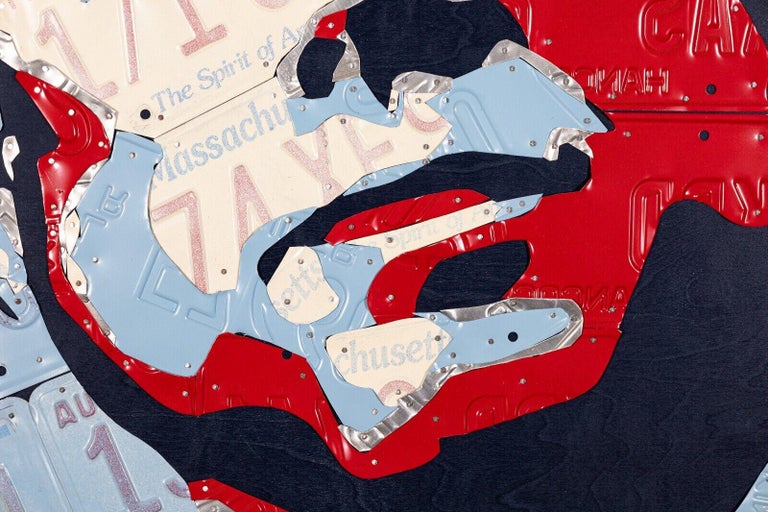 Contemporary Assemblage John F Kennedy License Plate Art by Design ...