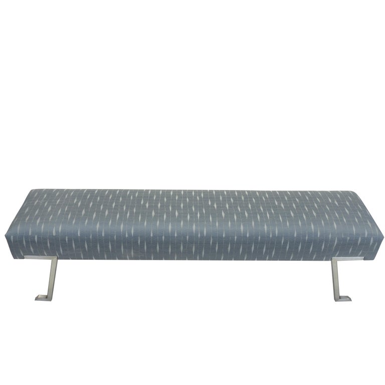 Contemporary Backless Bench with Cushioned Seat For Sale at 1stDibs ...