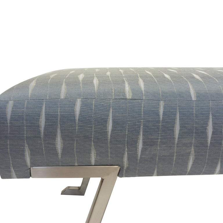 Contemporary Backless Bench with Cushioned Seat For Sale at 1stDibs ...