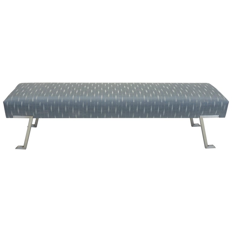 Contemporary Backless Bench with Cushioned Seat For Sale at 1stDibs ...