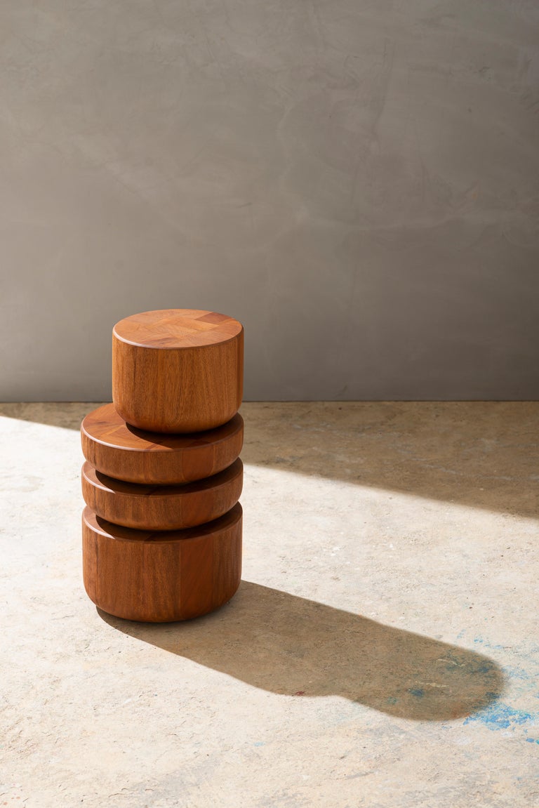 Contemporary Barro Drink Table, Mahogany by Labrica For Sale at 1stDibs