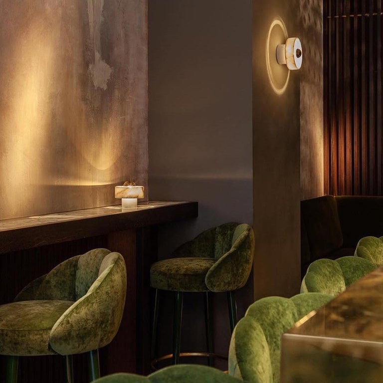 Contemporary Barstool with Seaming Details on the Front and Back For ...