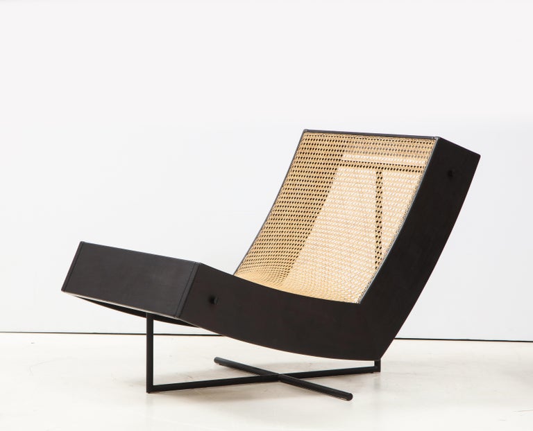 Contemporary Benjamin Lounge Chair with Ottoman by Gustavo Bittencourt ...