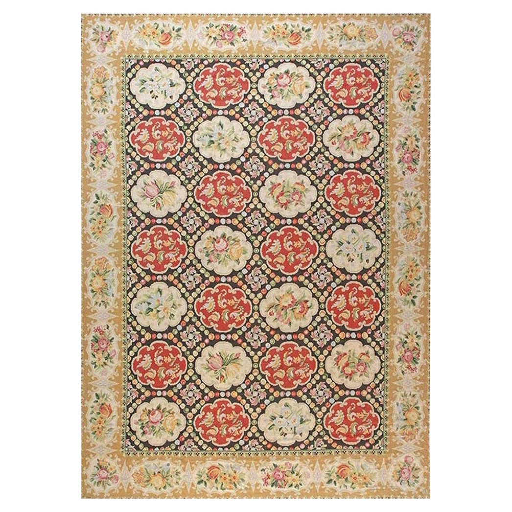 Contemporary Oversized Bessarabian Floral Design Area Rug by Doris ...