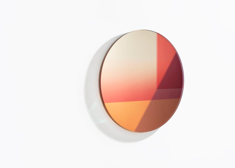 Contemporary Round Mirror 77 cm, Seeing Glass Series by Sabine Marcelis ...