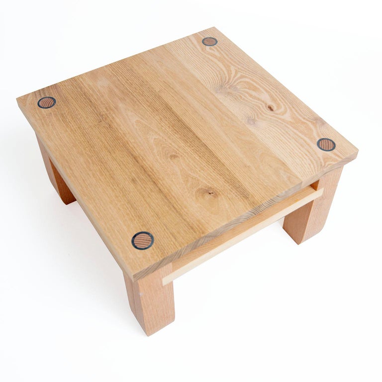 Contemporary Black Locust Hardwood Low Garden Foyer Shower Shoe Bench ...