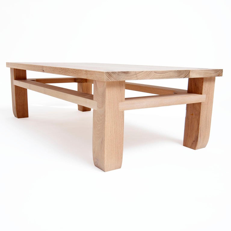 Contemporary Black Locust Hardwood Low Garden Foyer Shower Shoe Bench ...