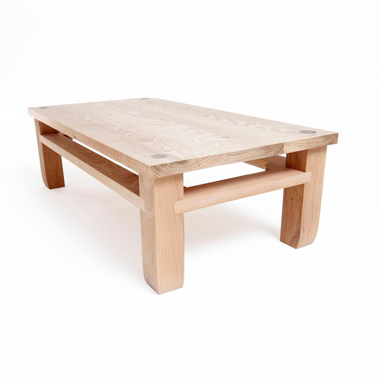 Contemporary Black Locust Hardwood Low Garden Foyer Shower Shoe Bench ...