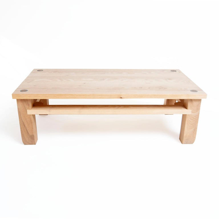 Contemporary Black Locust Hardwood Low Garden Foyer Shower Shoe Bench ...