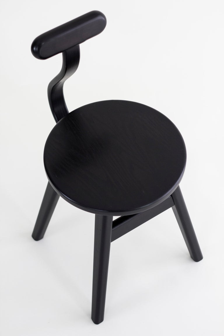 Contemporary Black Yin Yang Chair by SinCa Design For Sale at 1stDibs
