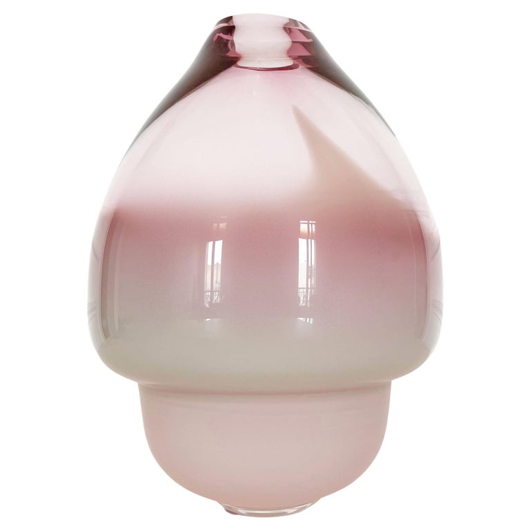 Contemporary Blown Glass Vulcano Rose Creme by Alissa Volchkova For ...