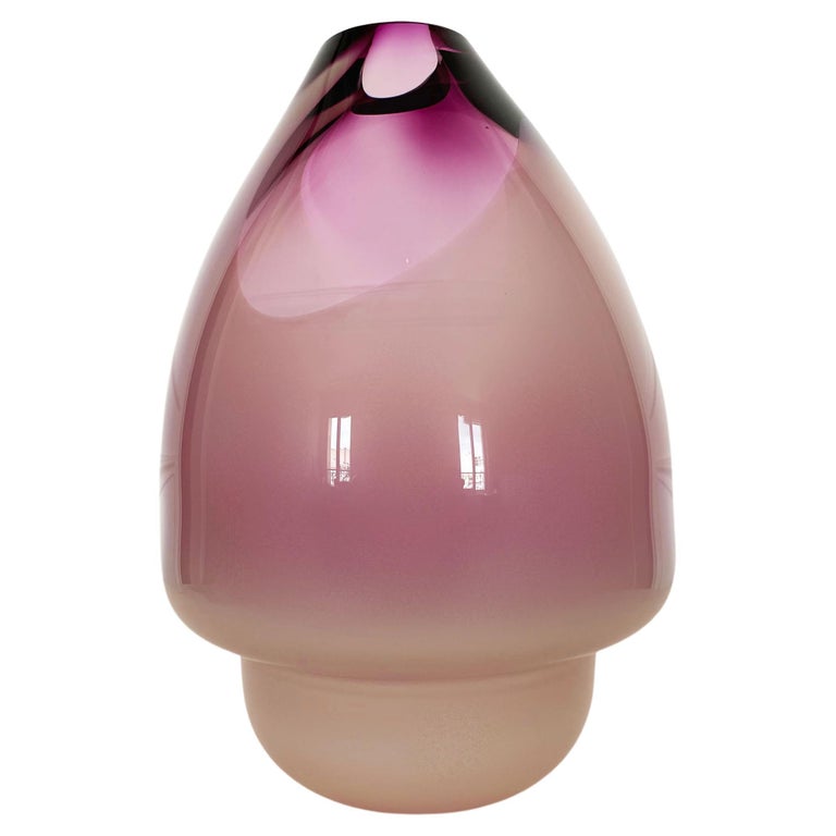 Contemporary Blown Glass Vulcano Violet Beige by Alissa Volchkova For ...
