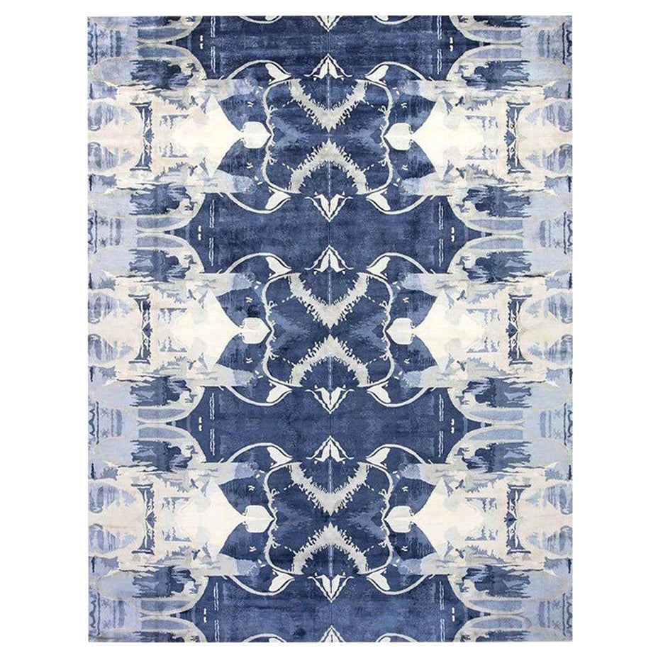 Contemporary Sand Dunes Handmade Silk Rug by Doris Leslie Blau For Sale ...