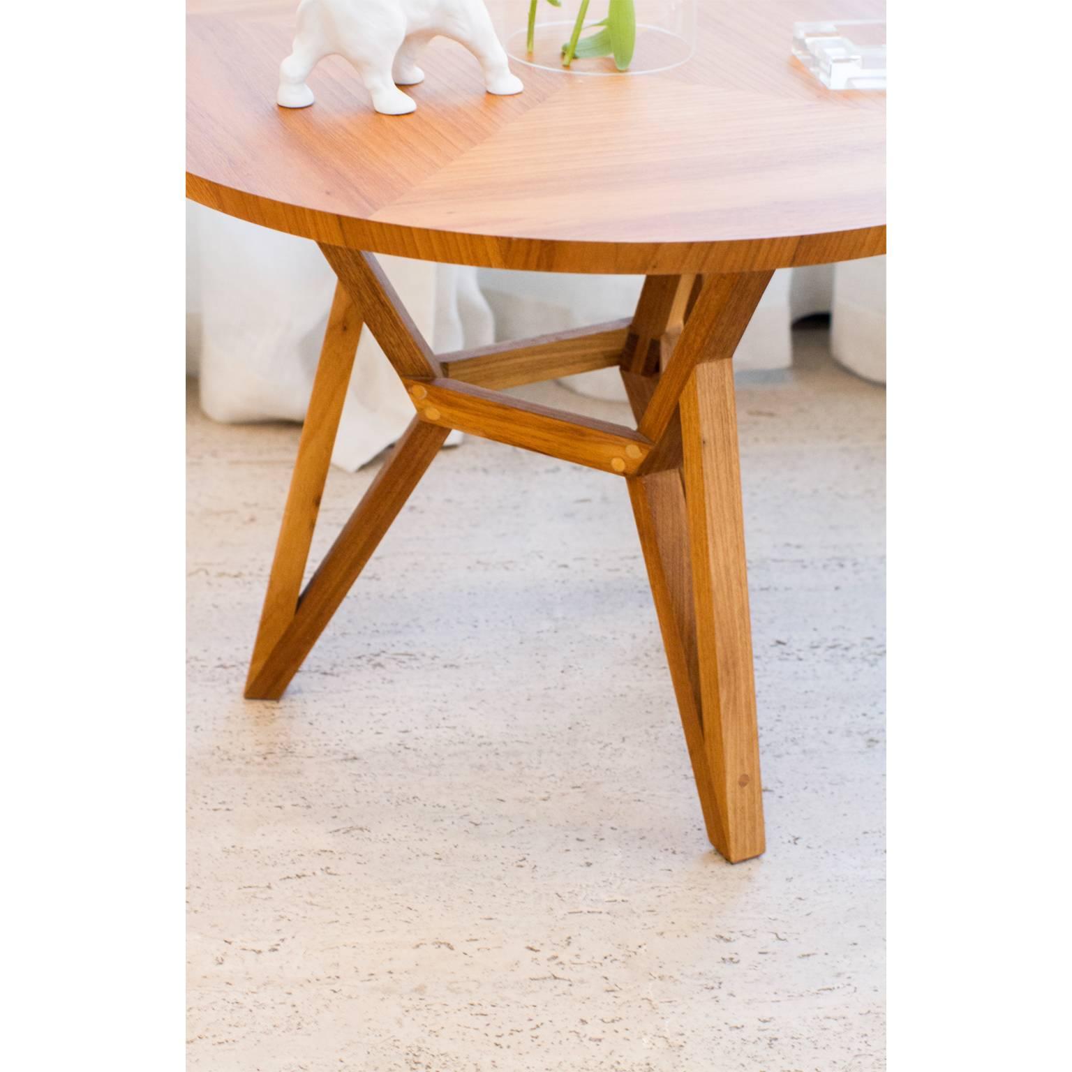 Contemporary Brazilian Design Side Table Meló Made in Tropical Solid ...