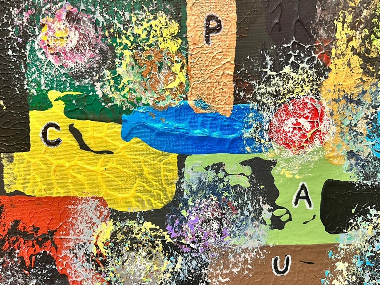 Contemporary British - Colourful Modern British Abstract Painting ...