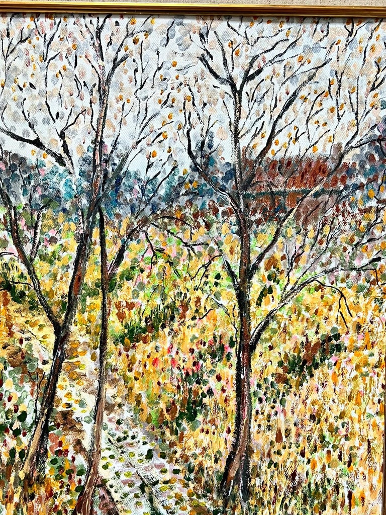 Contemporary British - Pointillist Post Impressionist Woodland ...
