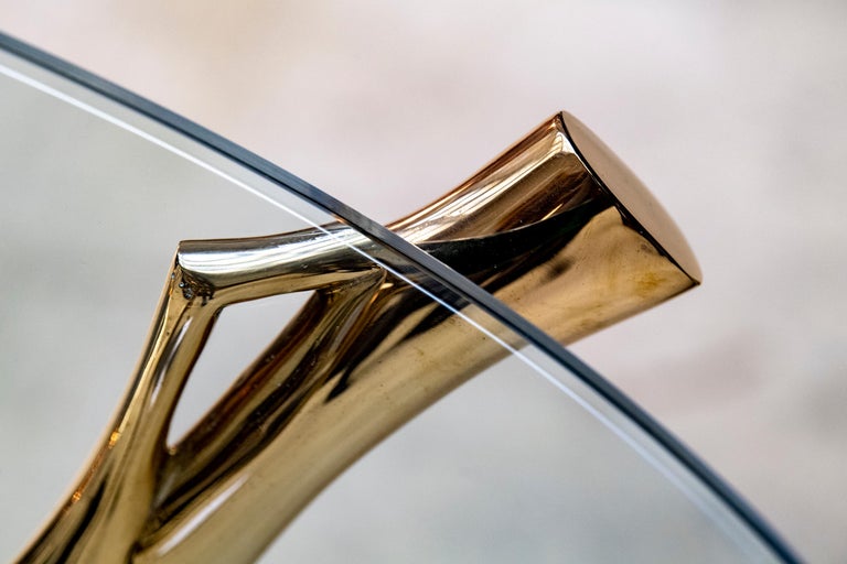 Contemporary Bronze Coffee Table by Pierre Salagnac For Sale at 1stDibs