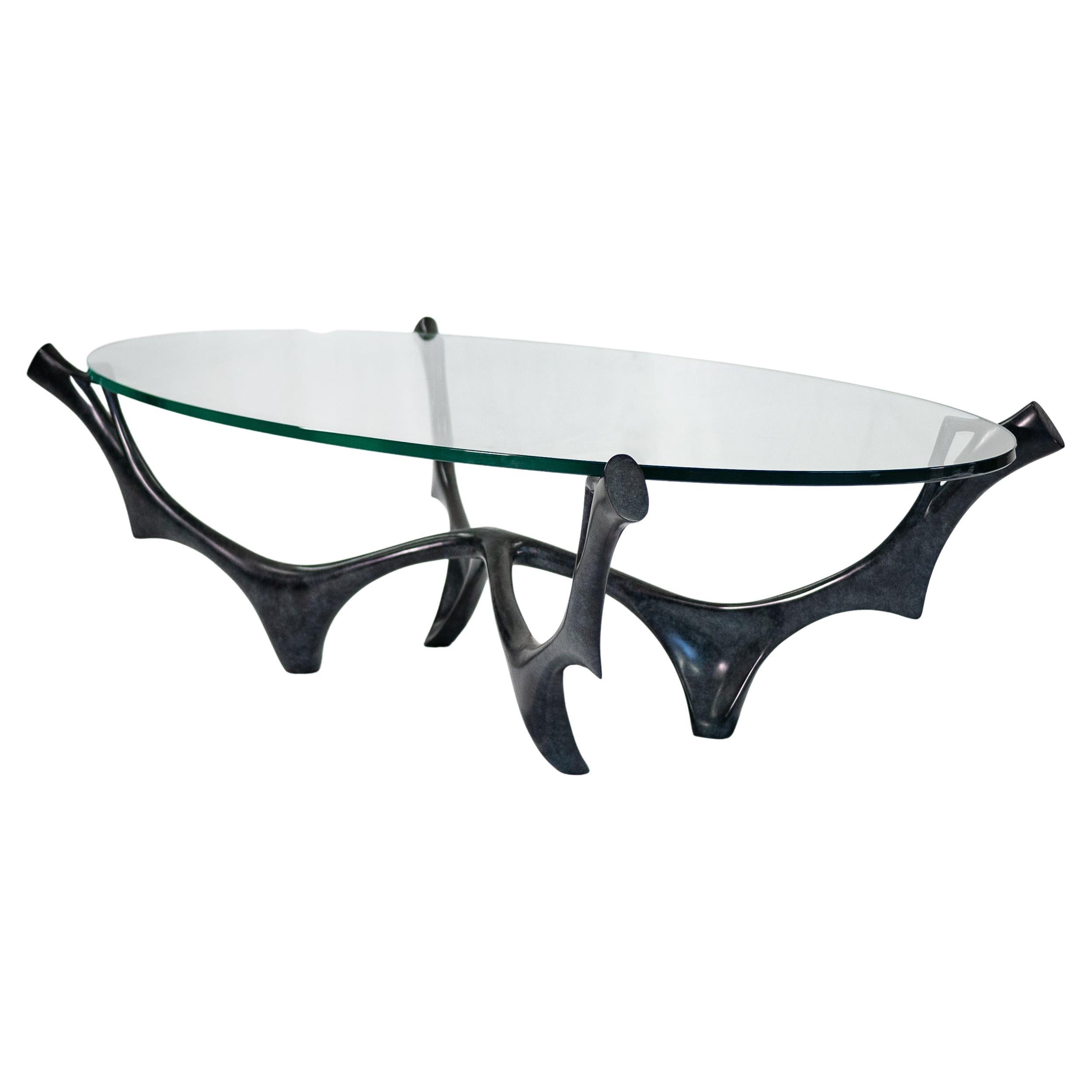 Contemporary Bronze Coffee Table by Pierre Salagnac For Sale at 1stDibs