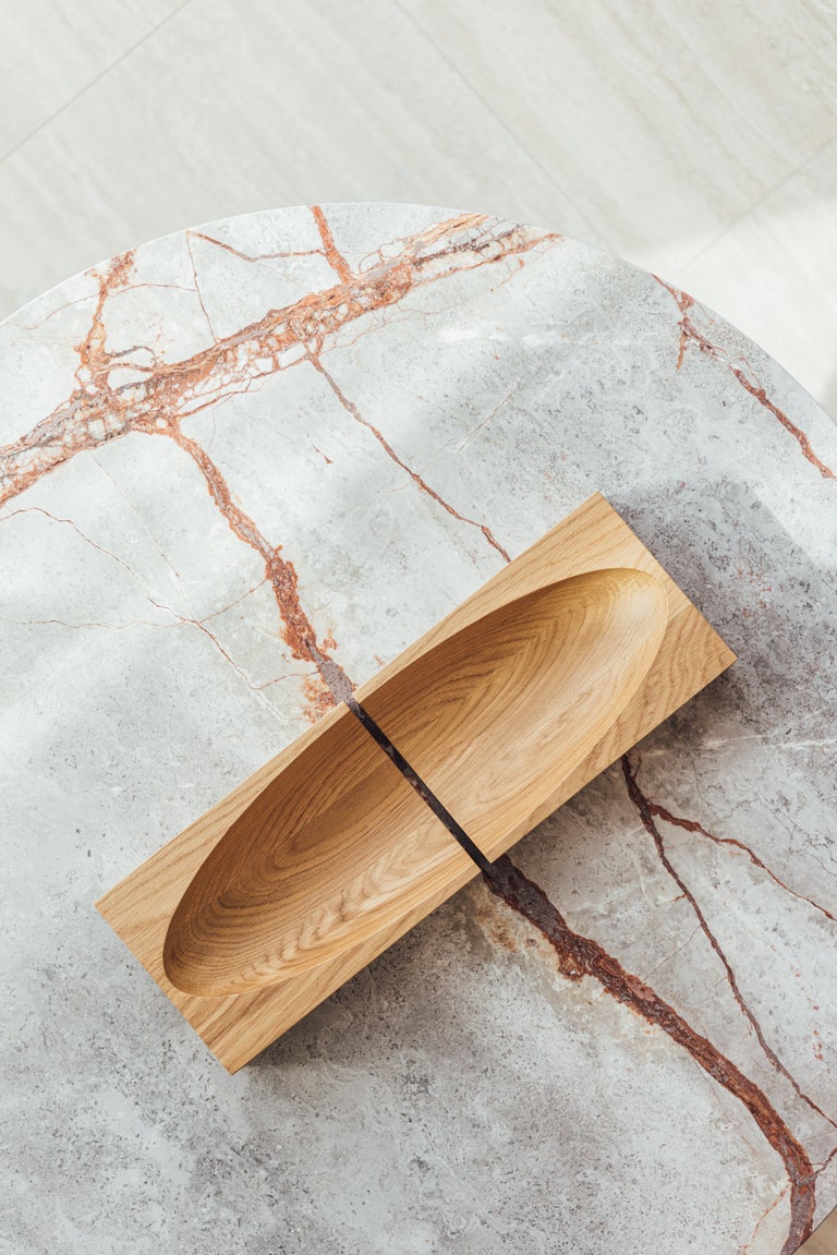 Contemporary Brown Solid European Soiled Oak Parabole ii by Æther/Mass ...