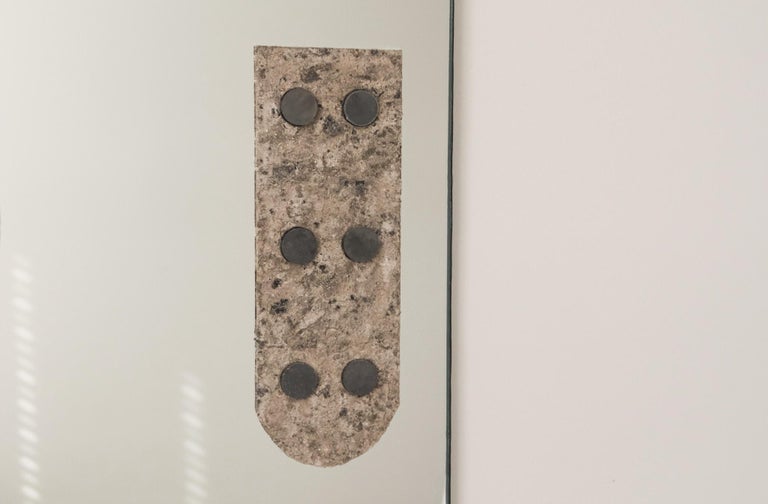 Contemporary Burnt Ash "Fallen Arch" Mirror For Sale at 1stDibs