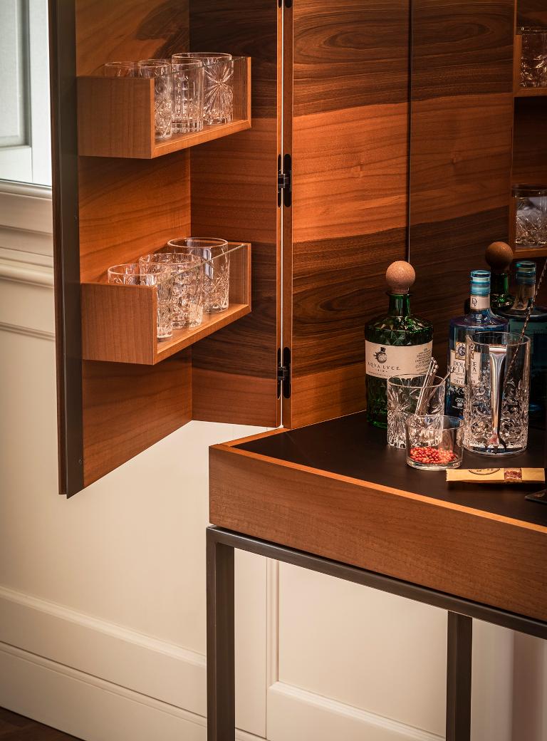 Contemporary by Studio Oxi Gin Drinks Cabinet Wood Steel For Sale at ...