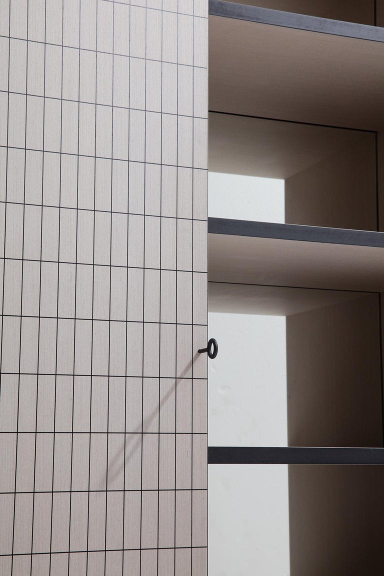 Contemporary Cabinet Check Surface Texture Printed Bauhaus Inspired Structure For Sale At 1stdibs