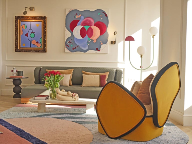 Contemporary Canvas Painting Artist Sergio Prieto Abstract Color ...